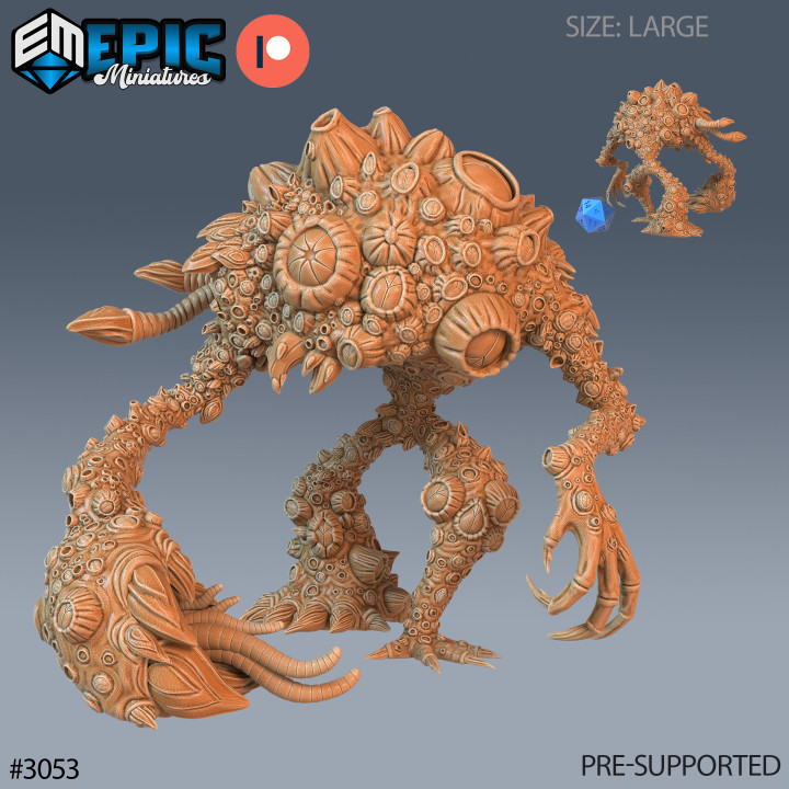3D Printable Fungus Golem Set / Ancient Mushroom Guard / Giant Infested ...