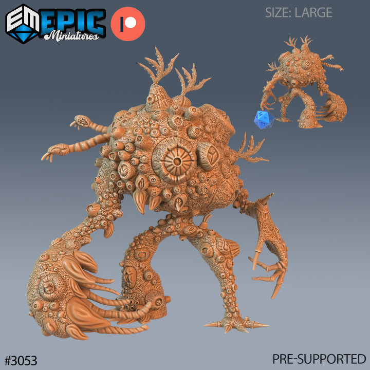 3D Printable Fungus Golem Set / Ancient Mushroom Guard / Giant Infested ...