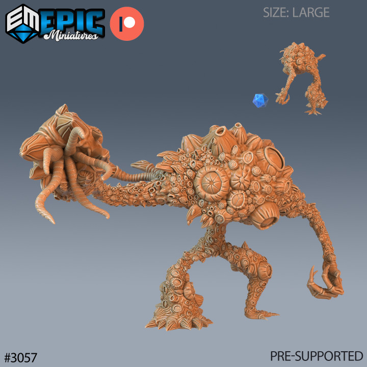 3D Printable Fungus Golem Set / Ancient Mushroom Guard / Giant Infested ...