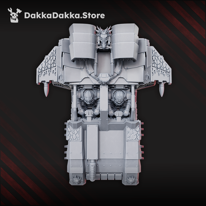 3D Printable Hover Attack Speeder by dakkadakka.store