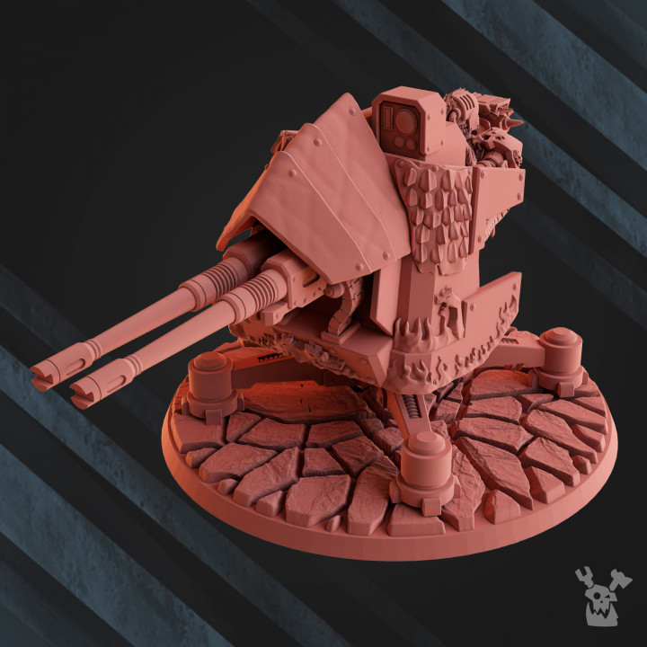 3D Printable Heavy Support Turret by dakkadakka.store