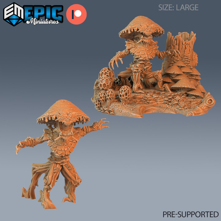 3D Printable Fungus Tree Set / Infested Treant / Mushroom Creature ...