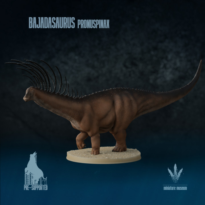 3D Printable Bajadasaurus pronuspinax : Walking by Miniature Museum