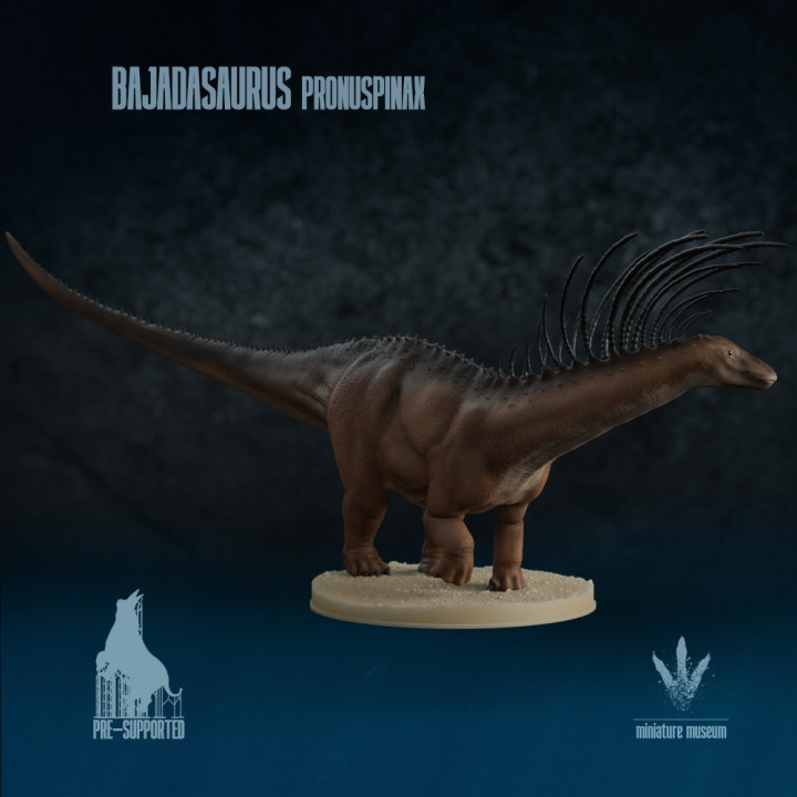 3D Printable Bajadasaurus pronuspinax : Walking by Miniature Museum