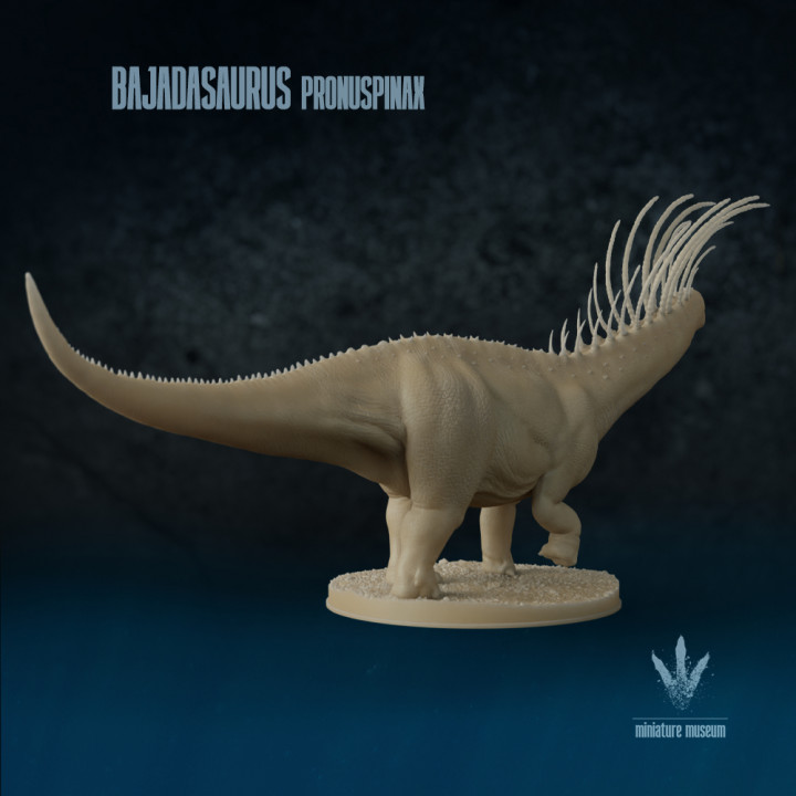 3D Printable Bajadasaurus pronuspinax : Walking by Miniature Museum