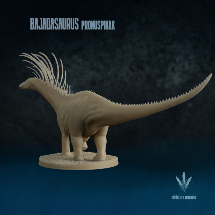 3D Printable Bajadasaurus pronuspinax : Walking by Miniature Museum