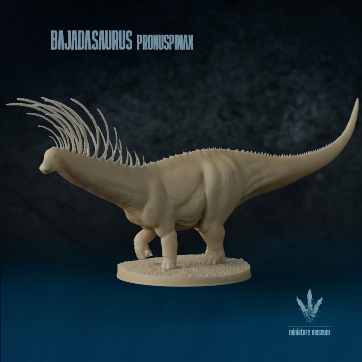 3D Printable Bajadasaurus pronuspinax : Walking by Miniature Museum