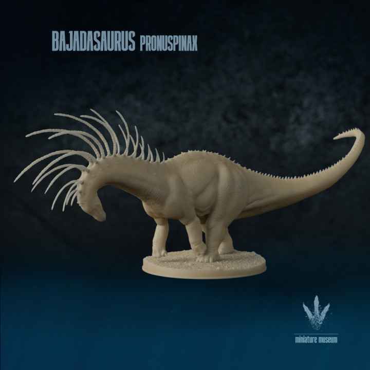 3D Printable Bajadasaurus pronuspinax : Defensive Posture by Miniature ...