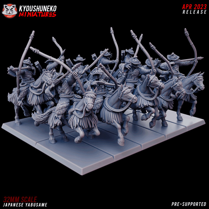3D Printable Japanese Yabusame by Kyoushuneko Miniatures