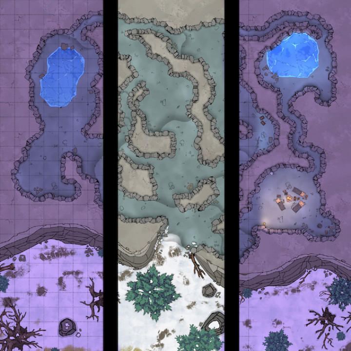 3D Printable Cave Map Expansion Set (CM) by August McDaniel