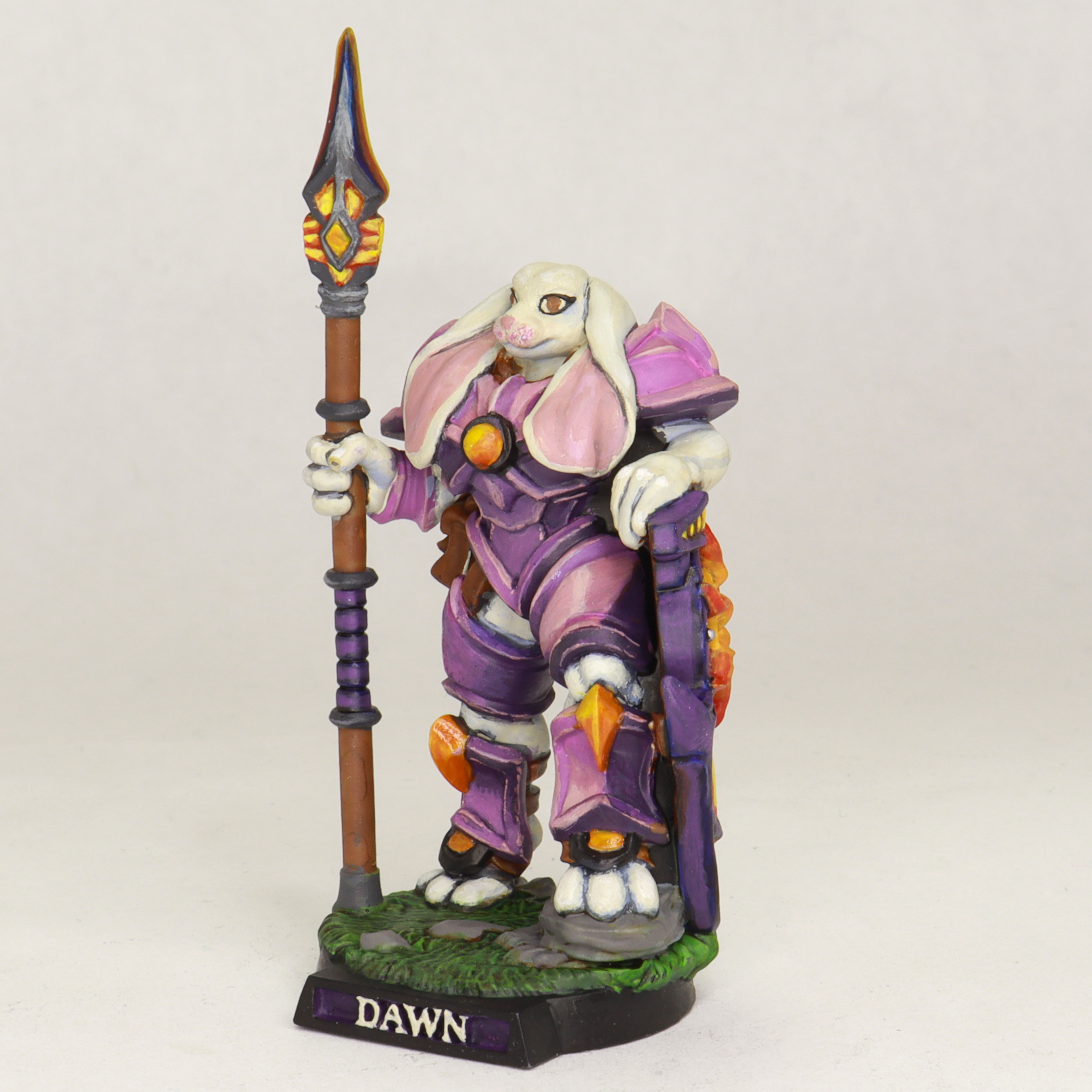 3D Printable Harengon - Female Harengon Paladin by Moonlight Minis ...