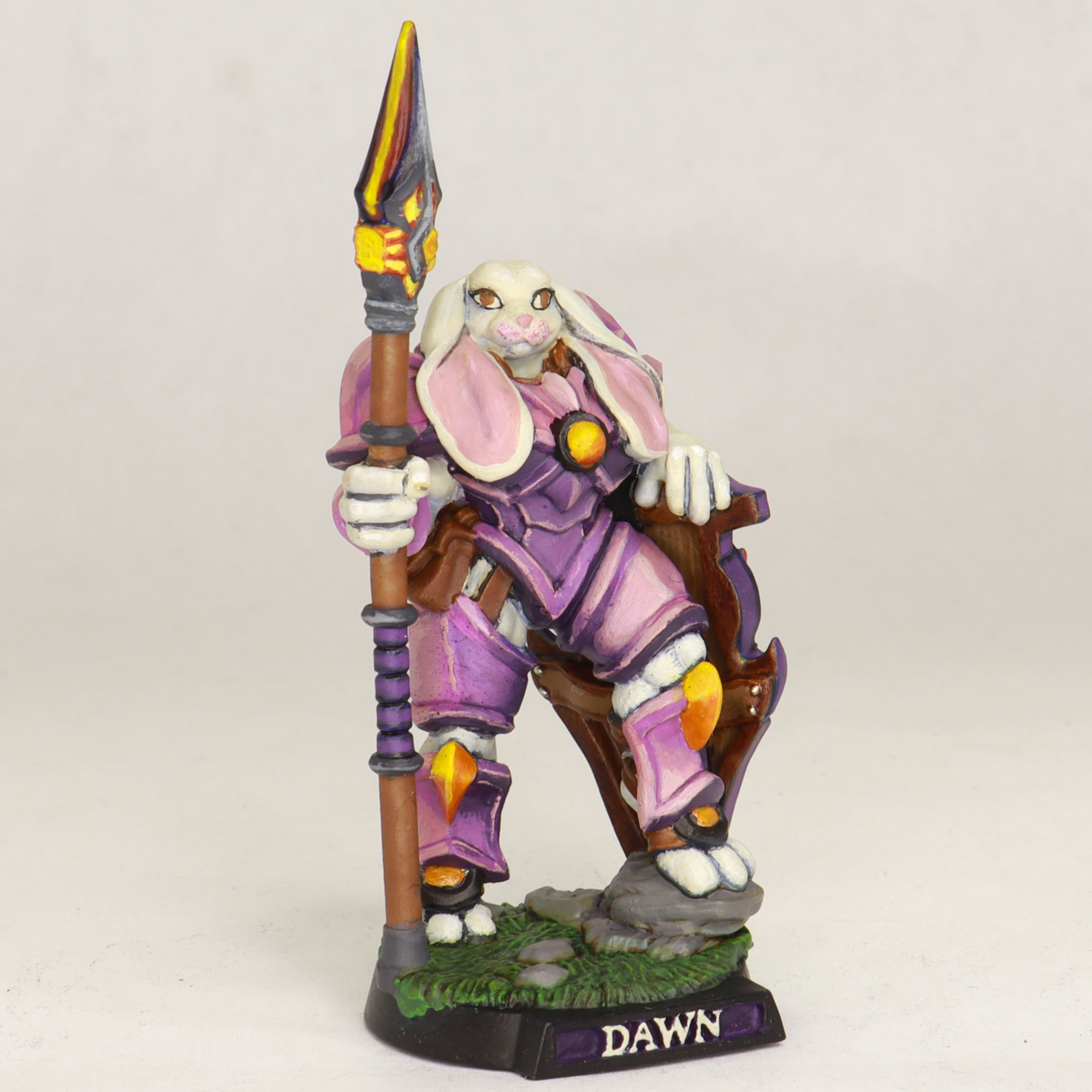 3D Printable Harengon - Female Harengon Paladin by Moonlight Minis ...