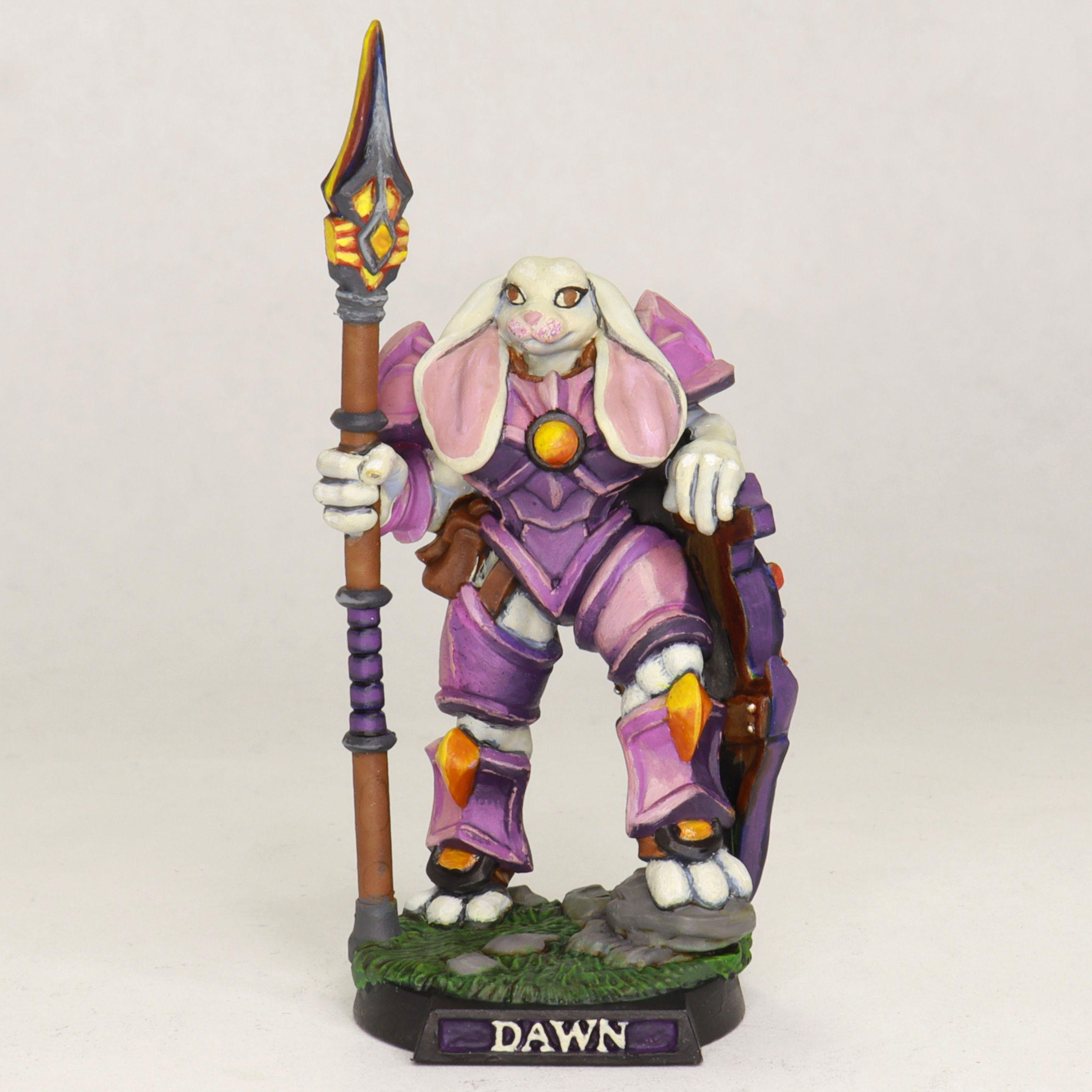 3D Printable Harengon - Female Harengon Paladin by Moonlight Minis ...