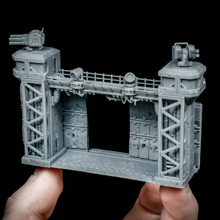 3D Printable Perimeter Gate by The Lazy Forger