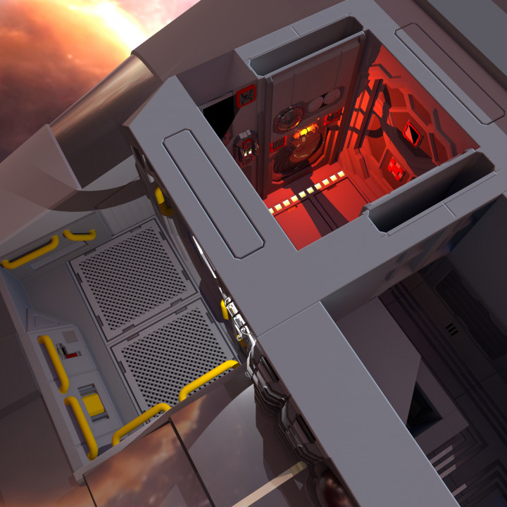 3D Printable Rear Airlock Upgrade by 2nd Dynasty