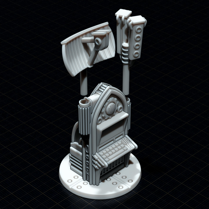 3D Printable Objective Marker Token - Transmission Array by Tinker Junkie 3D Printable Objective Marker Token - Transmission Array by Tinker Junkie