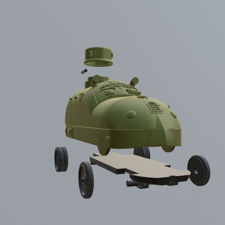 3D Printable Constructora Field – FAI (Spanish civil war, 1936-1939) by ...