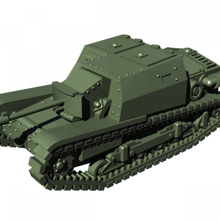 3D Printable Fiat CV 33-35 Breda (WW2 Italy, Spanish civil war, 1936 ...