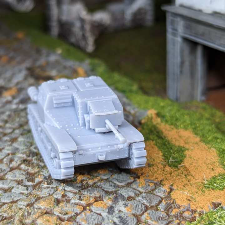 3D Printable Fiat CV 33-35 Breda (WW2 Italy, Spanish civil war, 1936 ...