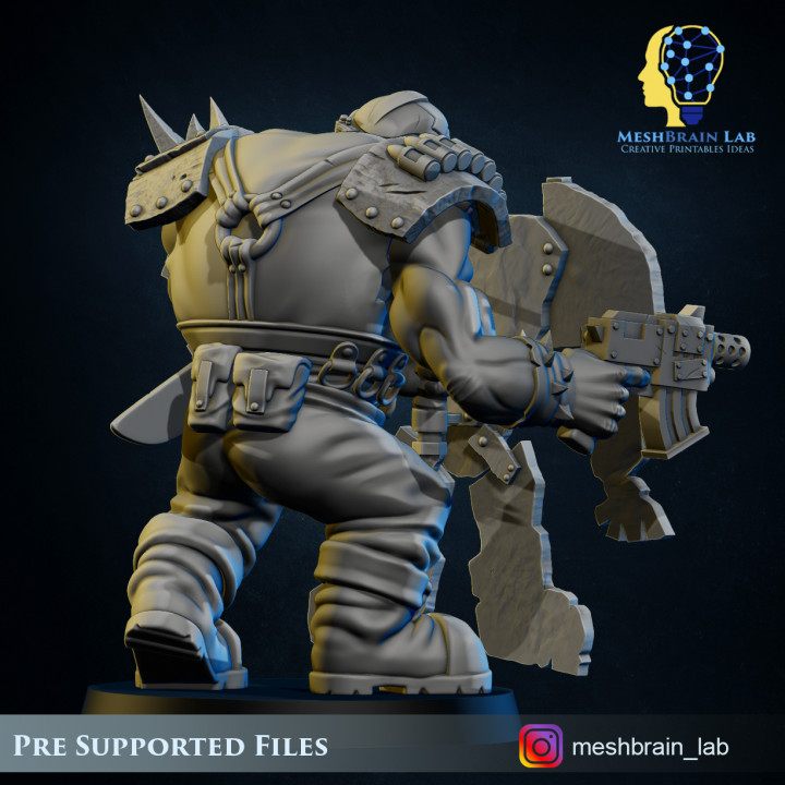 3D Printable Ork Commando Stealth "Master" 02 by MeshBrain Lab