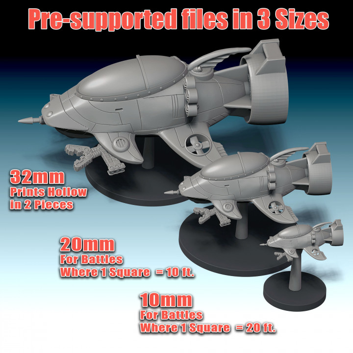 3D Printable Elite 'Cartoon' Mini-Sub by Dark-Platypus Studio