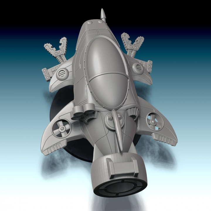 3D Printable Elite 'Cartoon' Mini-Sub by Dark-Platypus Studio