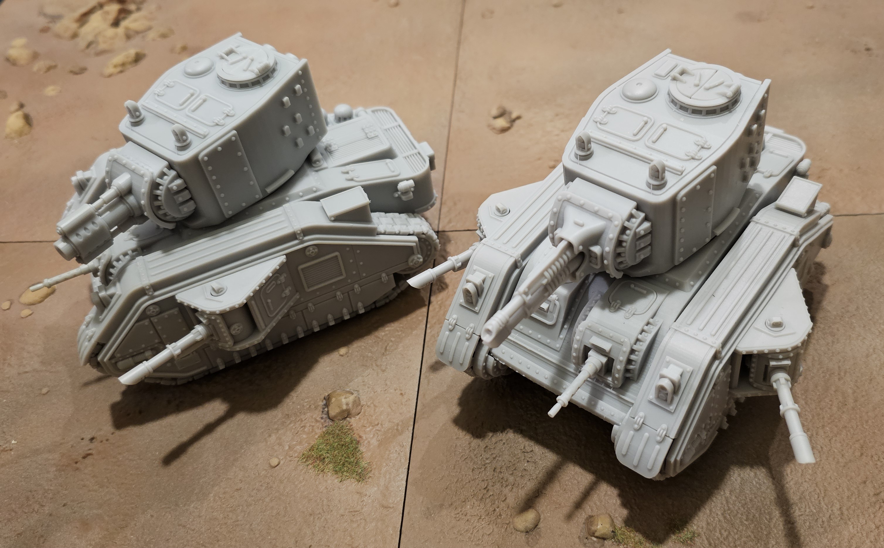 3D Printable Kli-San Battle Tank (Deluxe Edition) by Nate Feyma