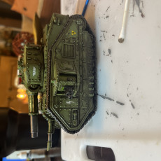3D Printable Kli-San Battle Tank (Deluxe Edition) by Nate Feyma