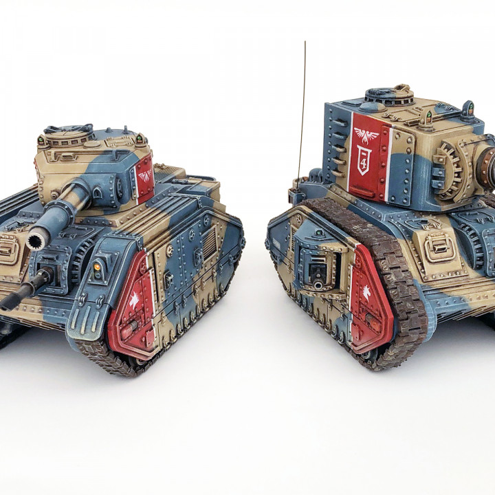 3D Printable Kli-San Battle Tank (Deluxe Edition) by Nate Feyma