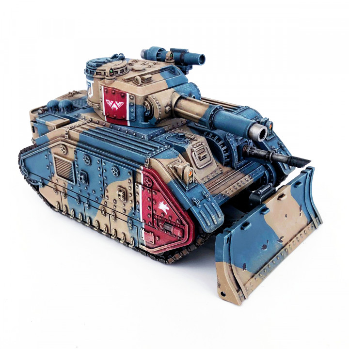 3D Printable Kli-San Battle Tank (Deluxe Edition) by Nate Feyma