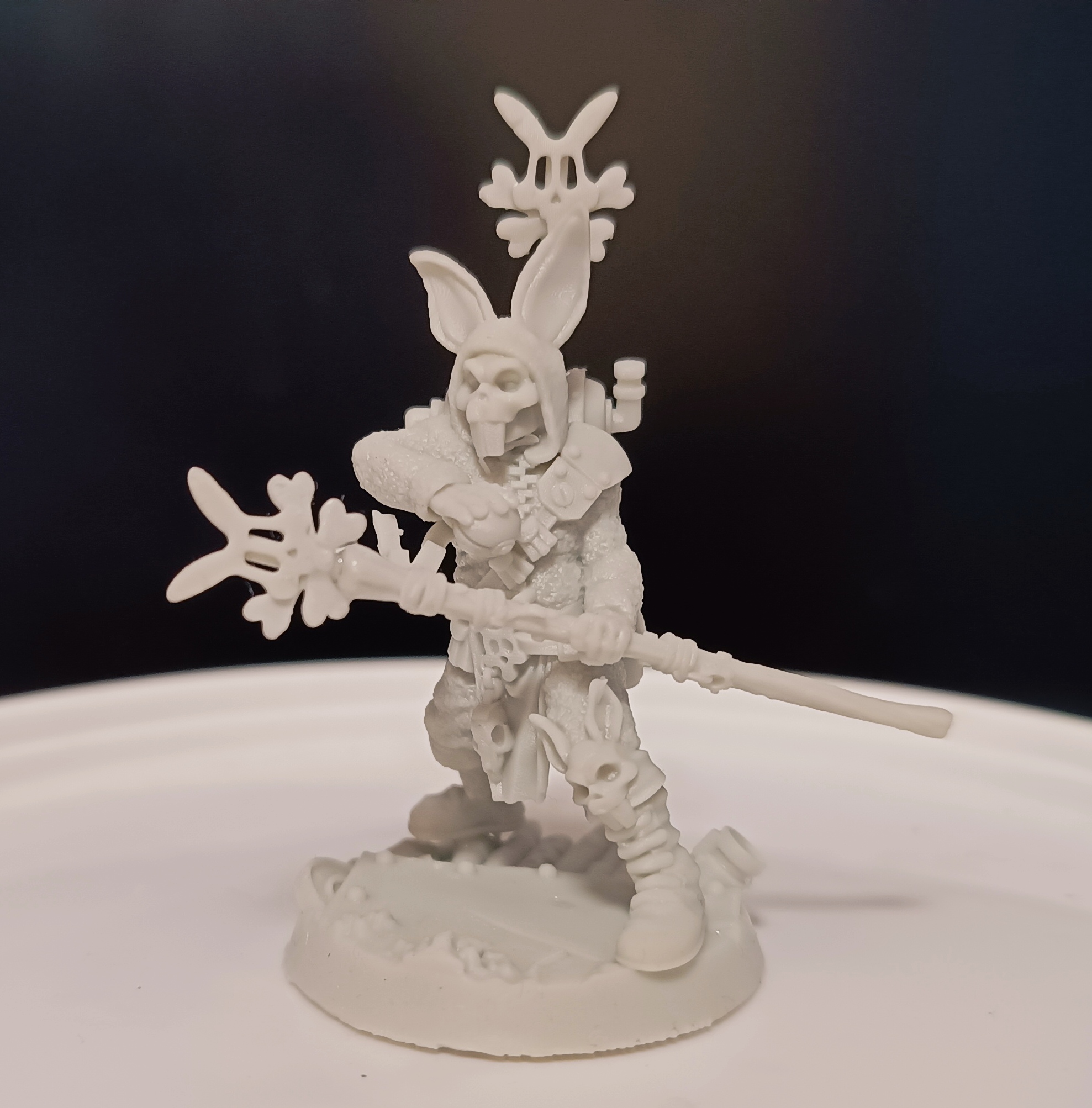 3D Printable Bunny clan - Ganger with autorifle by Imitation of Life ...