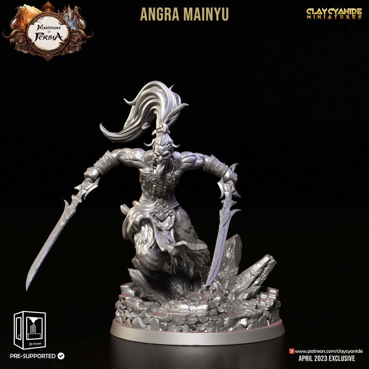 3D Printable Angra Mainyu by Clay Cyanide Miniatures