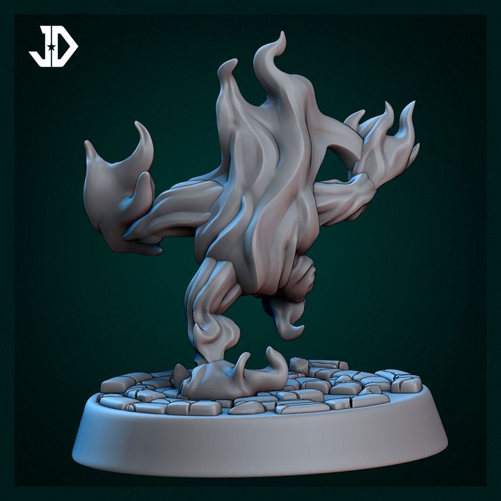 3D Printable Fire Terror of Tziich B by JD miniatures