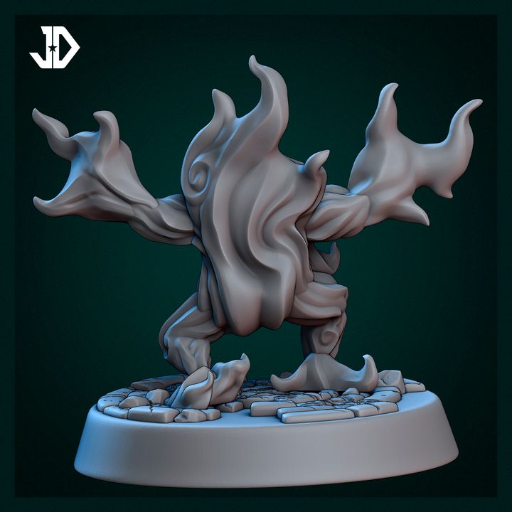 3D Printable Fire Terror of Tziich D by JD miniatures