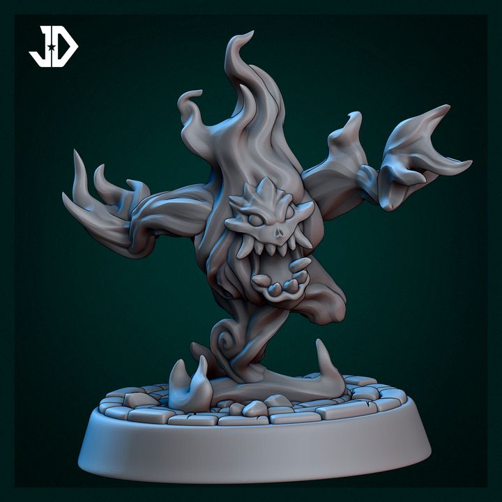 3D Printable Fire Terror of Tziich E by JD miniatures