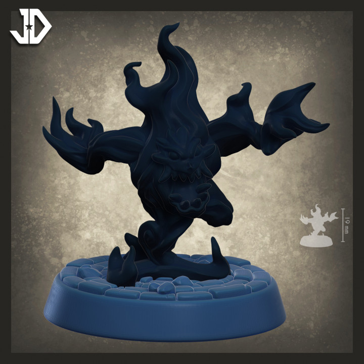 3D Printable Fire Terror of Tziich E by JD miniatures
