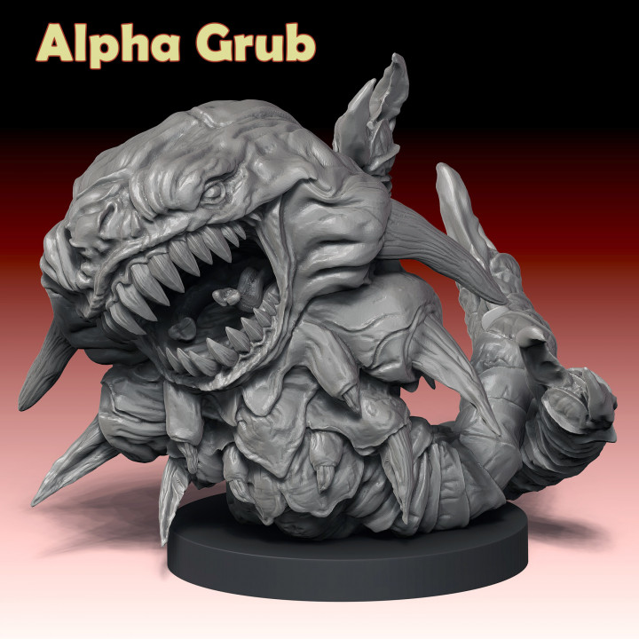 3D Printable Alpha Grub by Dark-Platypus Studio