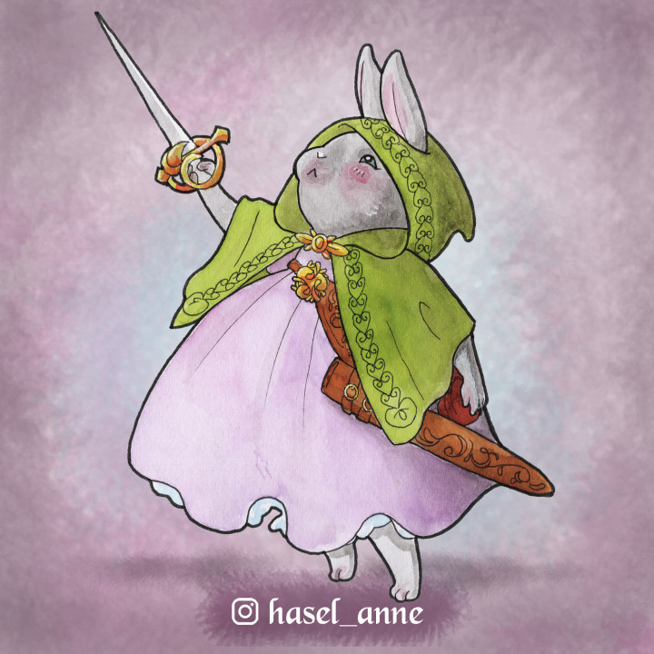 3D Printable Godelieve Rogue Bunny by Pepunki Creatures