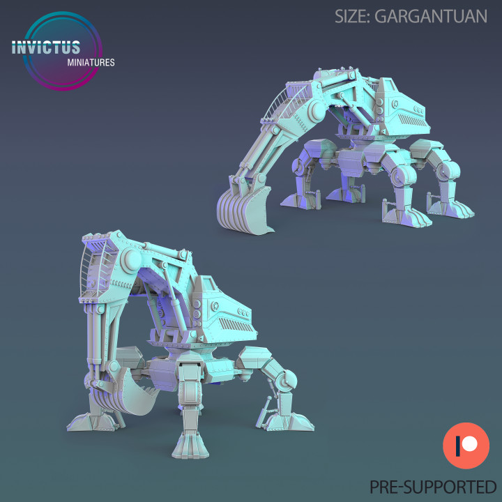 3D Printable Red Planet Excavator / Siege Engine / Settler Machine ...