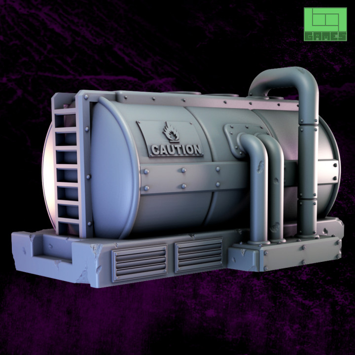 3D Printable Flammable Fuel Tank by LOOTgames