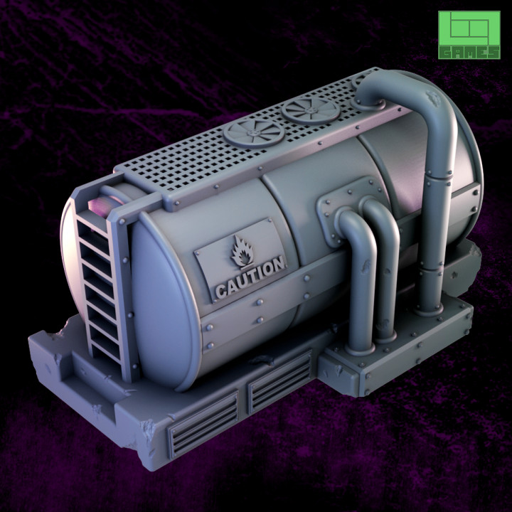 3D Printable Flammable Fuel Tank by LOOTgames