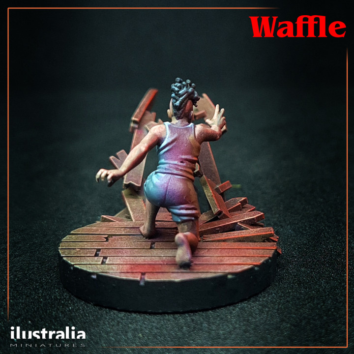3D Printable Waffle - The Strange Claremont House by ilustralia miniatures