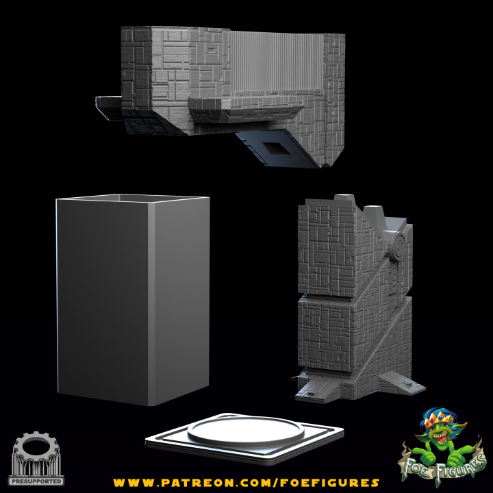 3D Printable Scifi Health Tank (Ancient) by Foe Figures