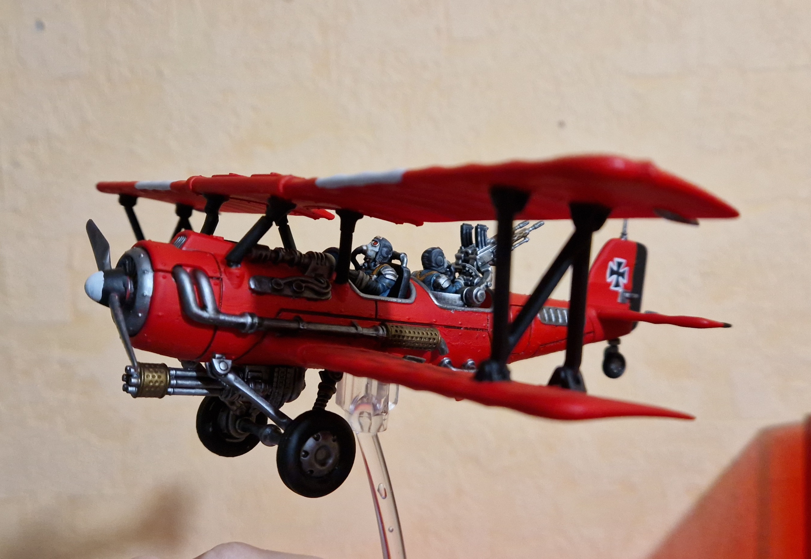 3D Printable GrimGuard SF-14A Biplane by Station Forge