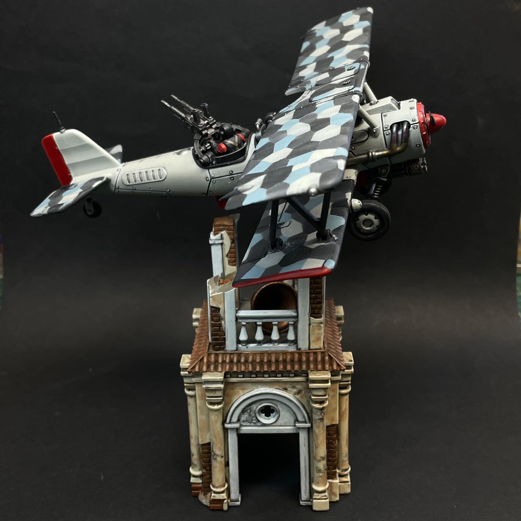 3D Printable GrimGuard SF-14A Biplane by Station Forge