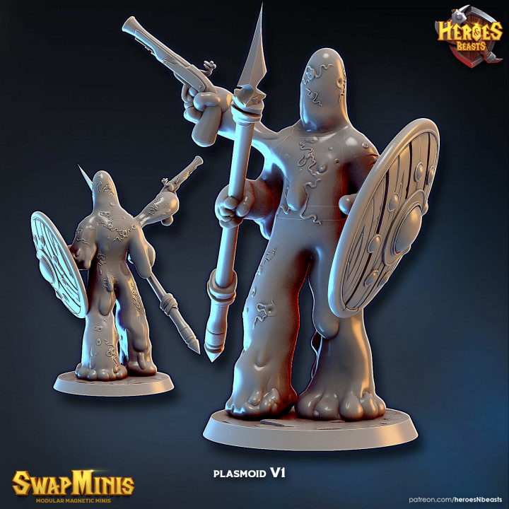 3D Printable plasmoid v1 by Heroes and Beasts