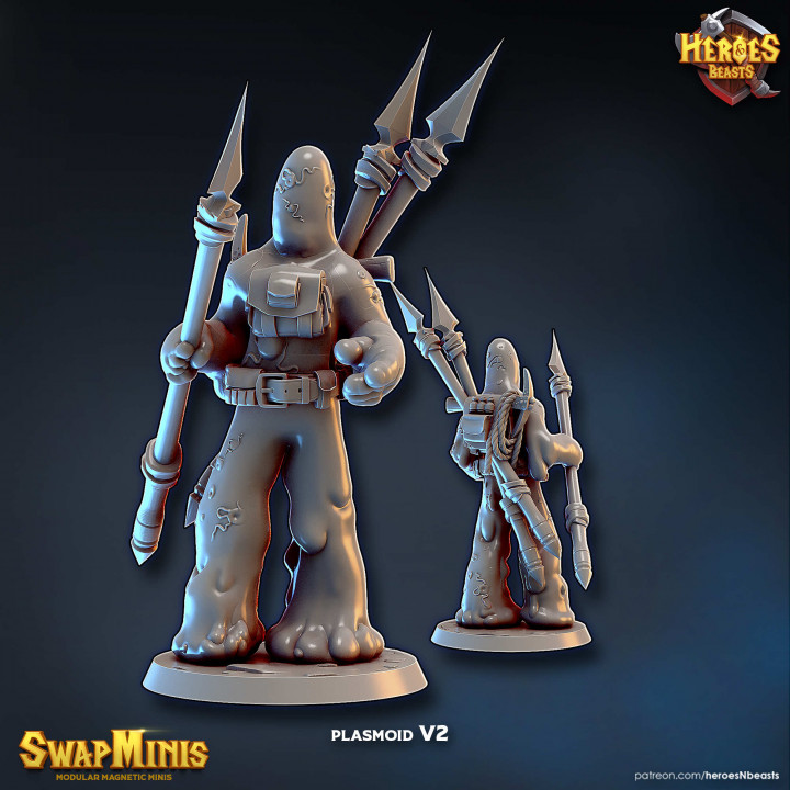 3D Printable plasmoid v2 by Heroes and Beasts