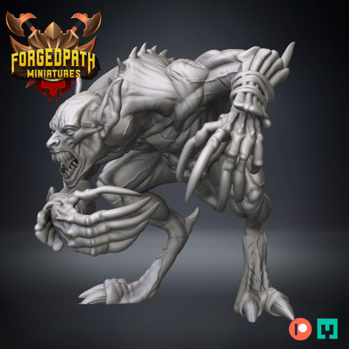 3D Printable Ghoul Lord - Undead by Forged Path Miniatures