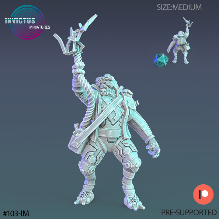 3D Printable Alien Worker Electrician / Space Colonist / Villager ...