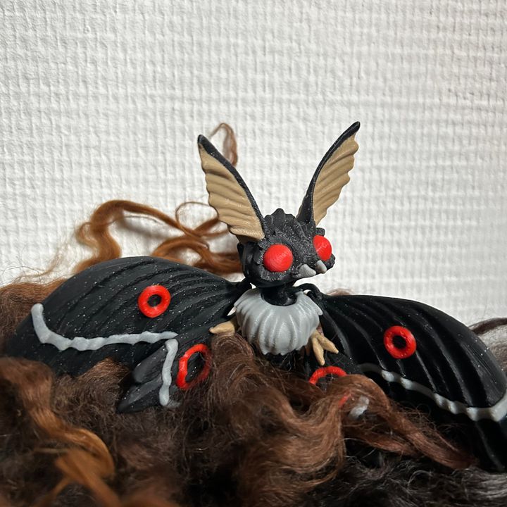 3D Print of Articulated Mothman by arnoudwilpstra
